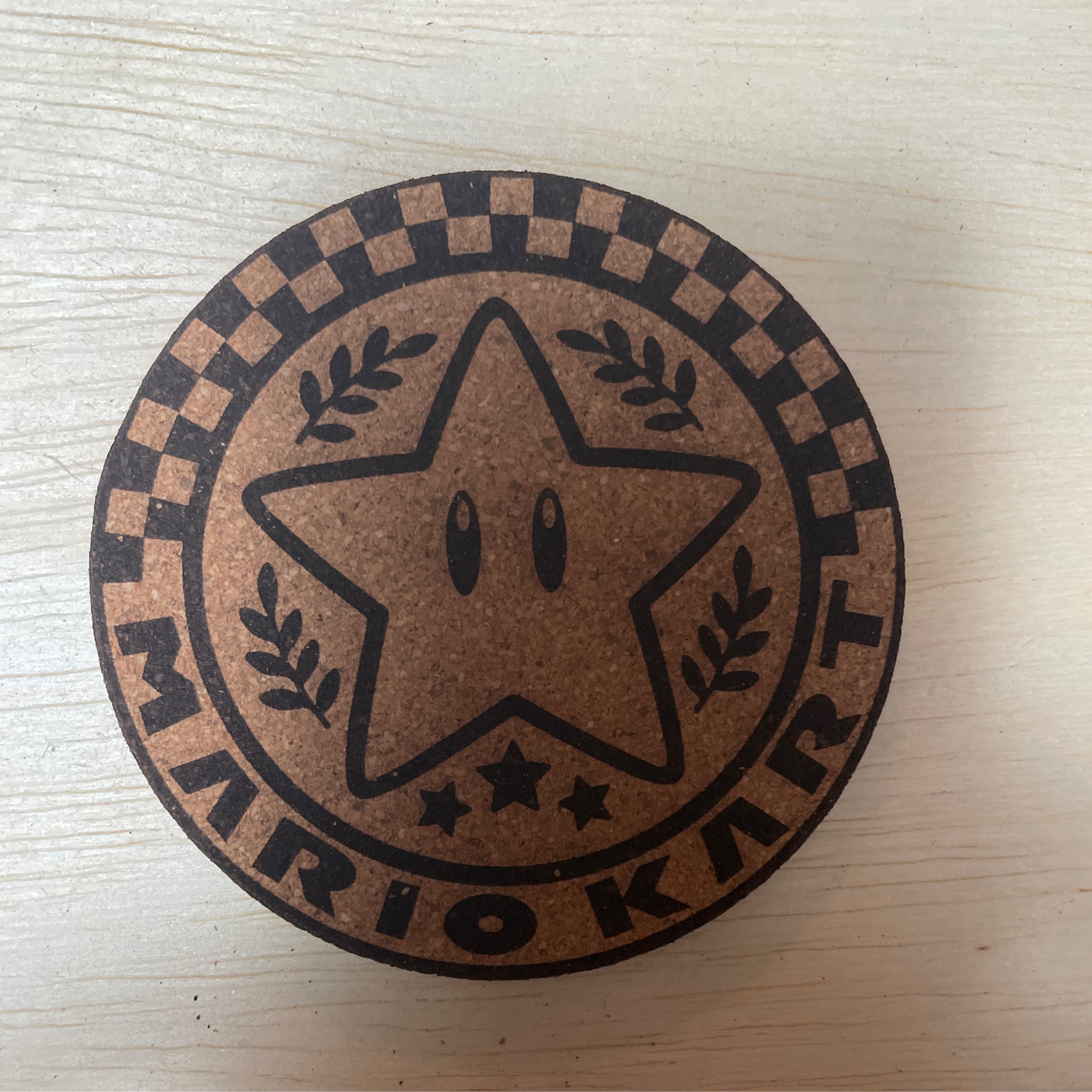 Mario star | Custom Crest Engraving